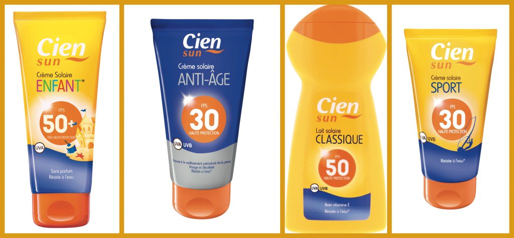 PROTECTION SOLAIRE : LA GAMME CIEN SUN EST TOP!